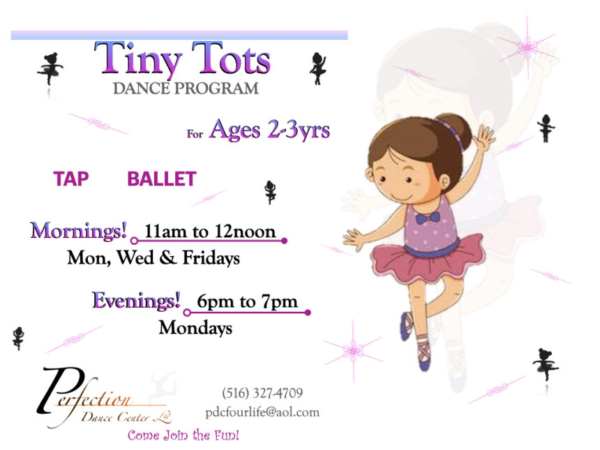 PDC Tiny Tots Dance Program - Perfection Dance Center